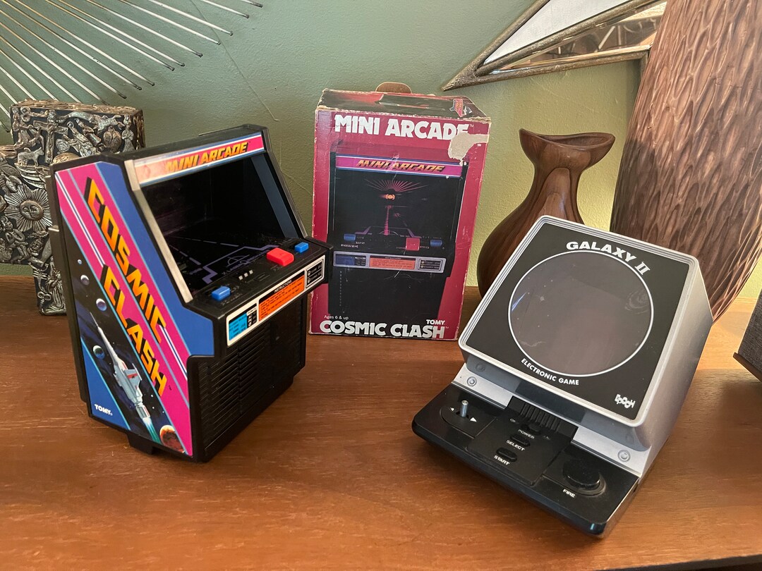 Tabletop Mini Arcade Games for Parts Display Not Working Tomy Cosmic ...