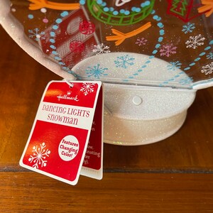 Hallmark Dancing Lights Snowman New With Tags Animated Christmas ...