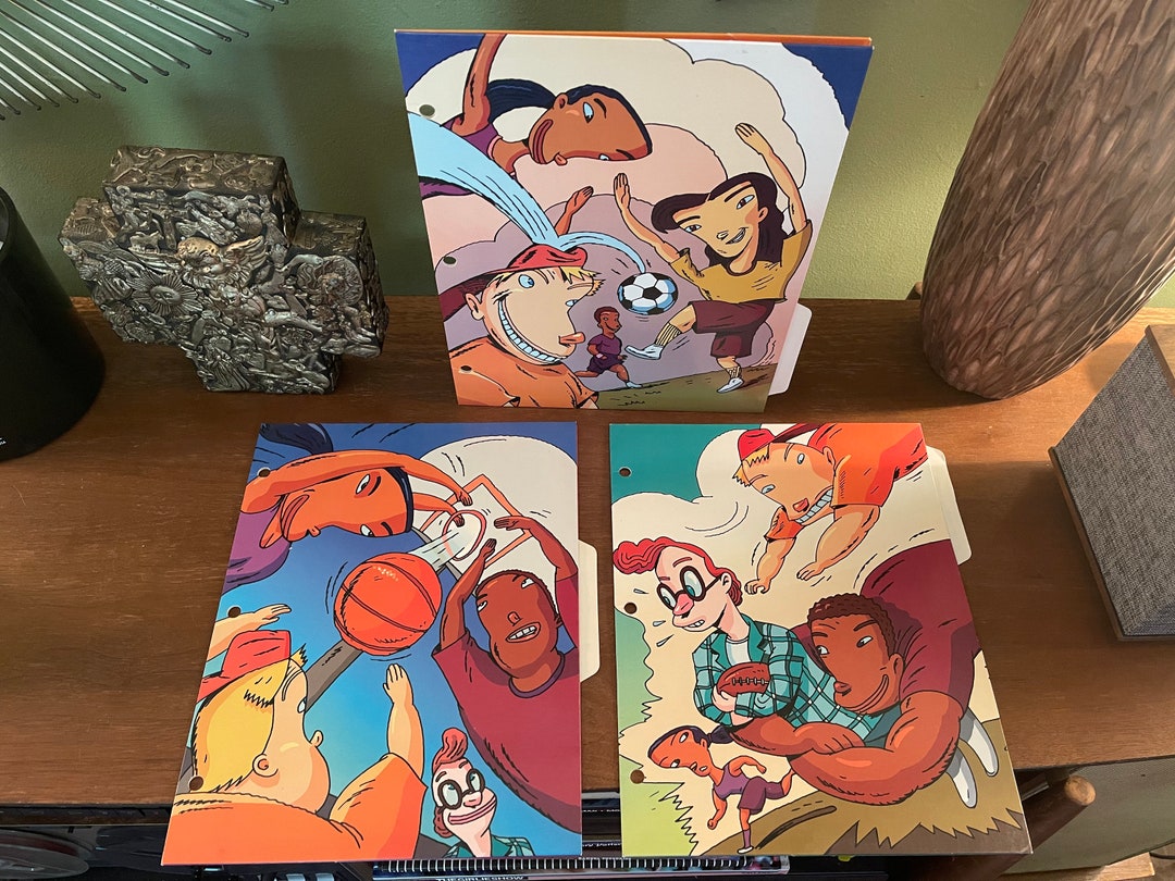 Vintage 1994 Nike Sports Mead Trapper Keeper Designer 3 Ring Binder ...