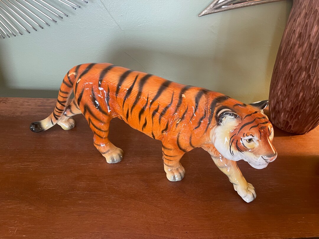 Goebel West Germany Bengal Tiger Porcelain Figurine Large 19 Long - Etsy