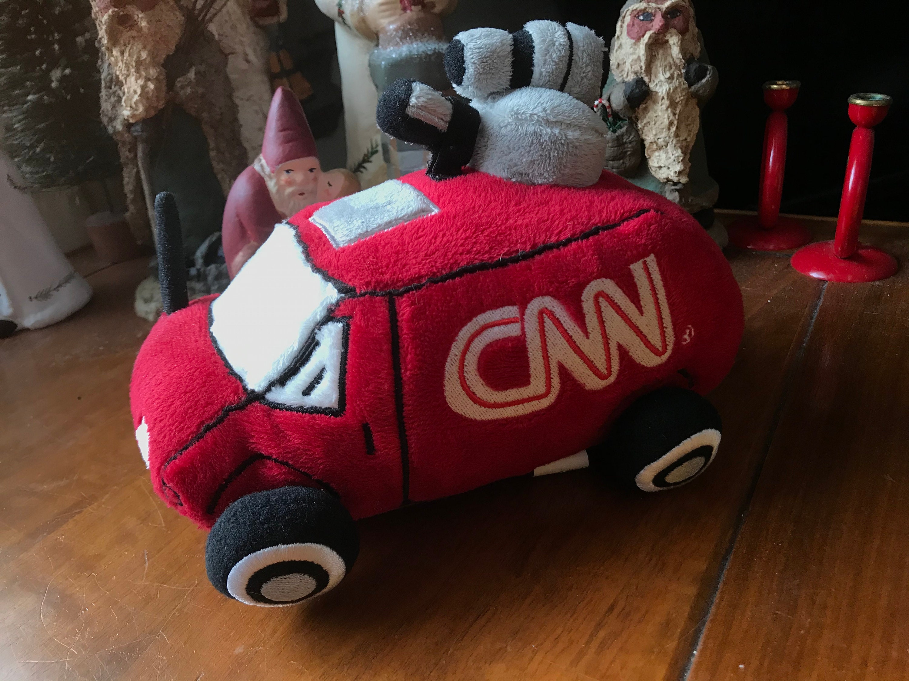 RARE! CNN VAN Cable News Network Press American Media Television Plush ...