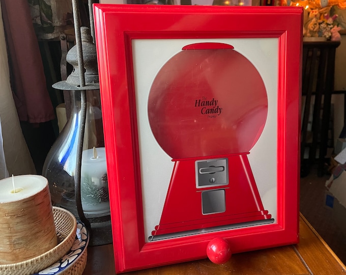 The Handy Candy Frame Bubblegum Gumball Dispenser Wall Hung Frame - Etsy