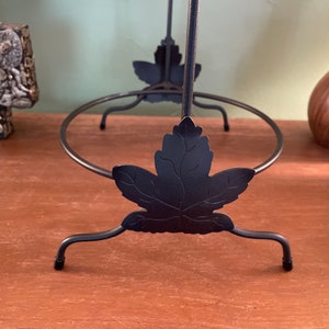 Longaberger Wrought Iron Pie Stand 2 Tier Plate Rack Holds 10 Pottery ...