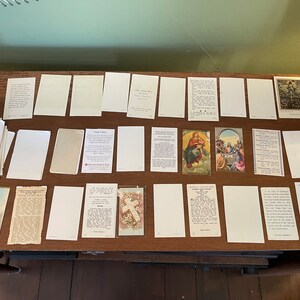 Beautiful Lot 55+ Collectible Antique and Vintage Religious Holy Cards ...