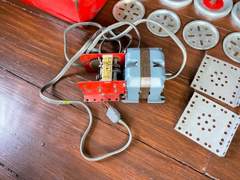 AC Gilbert 1954 No 6 1/2 Erector Set Reversible A49 Motor Extras - Etsy