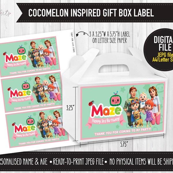 Cocomelon Party Bags - Etsy