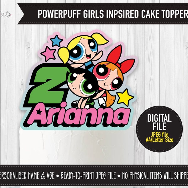 Powerpuff Girls Cake Topper - Etsy