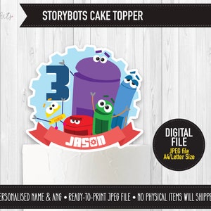 DIGITAL Printable: Personalised Cake Topper - Etsy