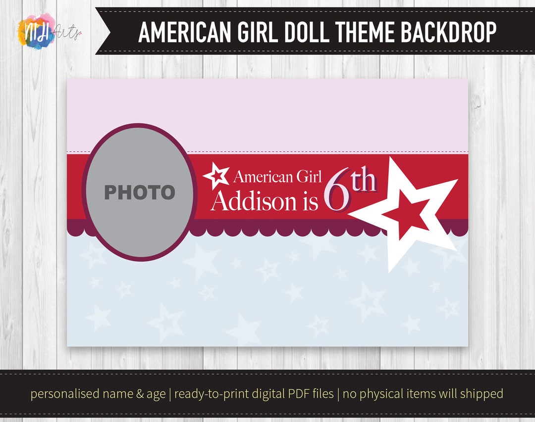 DIGITAL Printable: Personalised Birthday Backdrop - Etsy