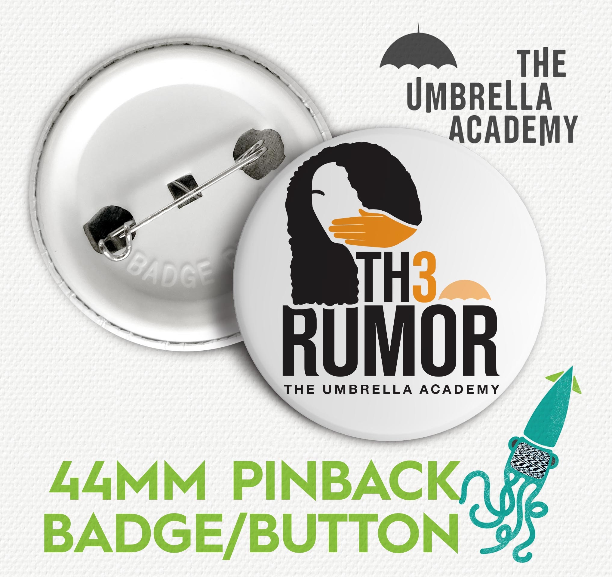 The Umbrella Academy 44mm Badges/buttons/pins | Luther, Diego, Allison ...