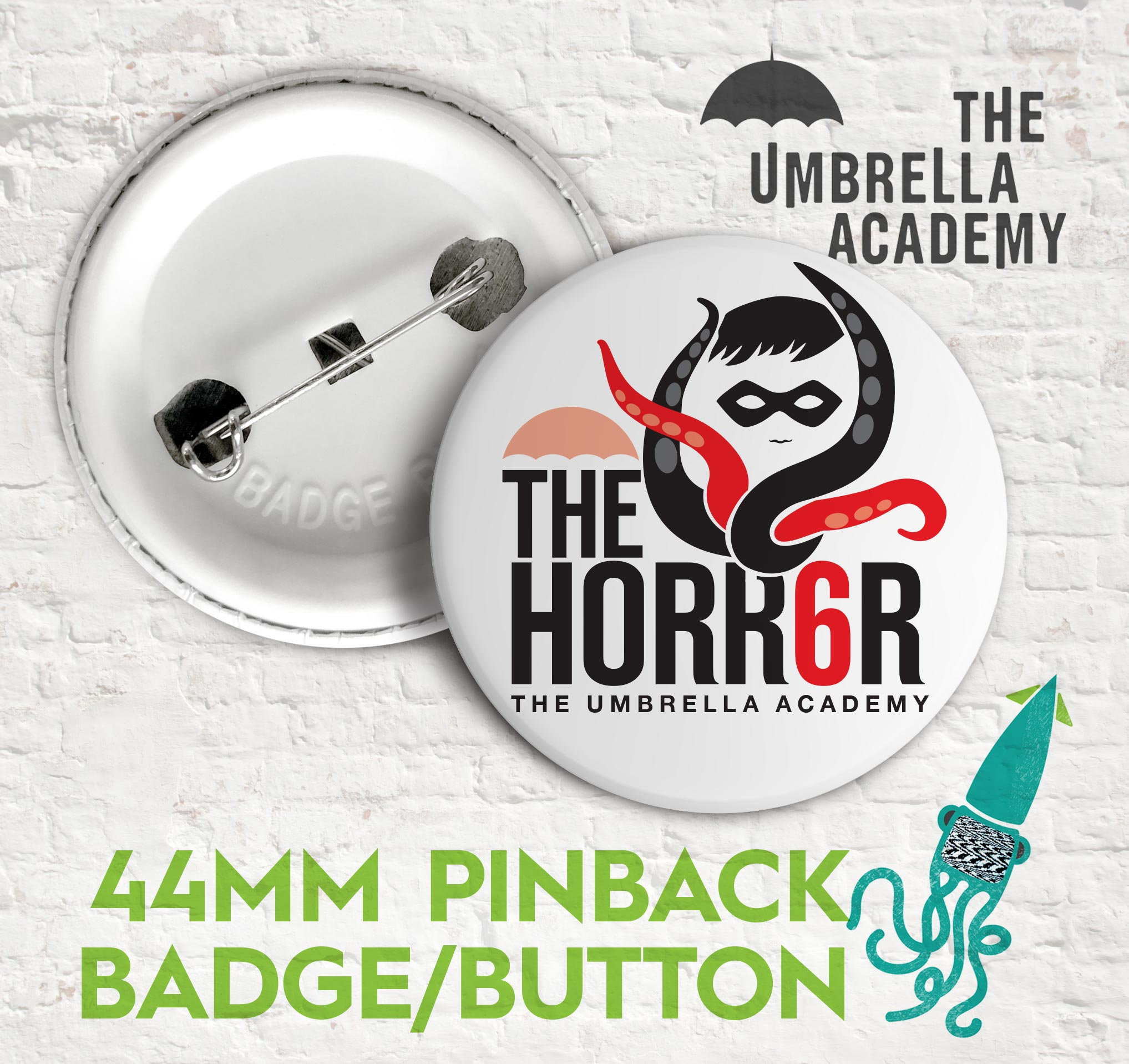 The Umbrella Academy 44mm Badges/buttons/pins | Luther, Diego, Allison ...