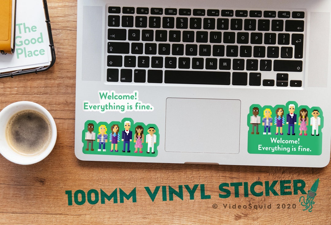 The Good Place Stickers/decals | Die Cut Vinyl 100mm/4" | Welcome ...