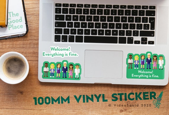 The Good Place Stickers/decals Die Cut Vinyl 100mm/4 - Etsy Australia