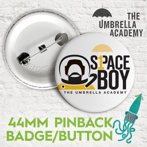 The Umbrella Academy 44mm Badges/buttons/pins | Luther, Diego, Allison ...