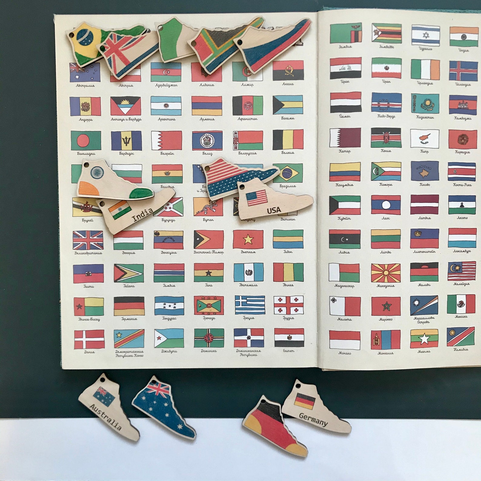 Montessori toddler World flags | Etsy