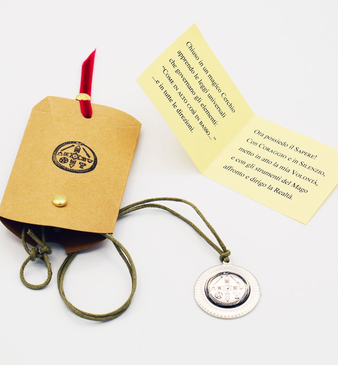 MAGIC POWER Tarot Talisman - Medal Pendant - Etsy