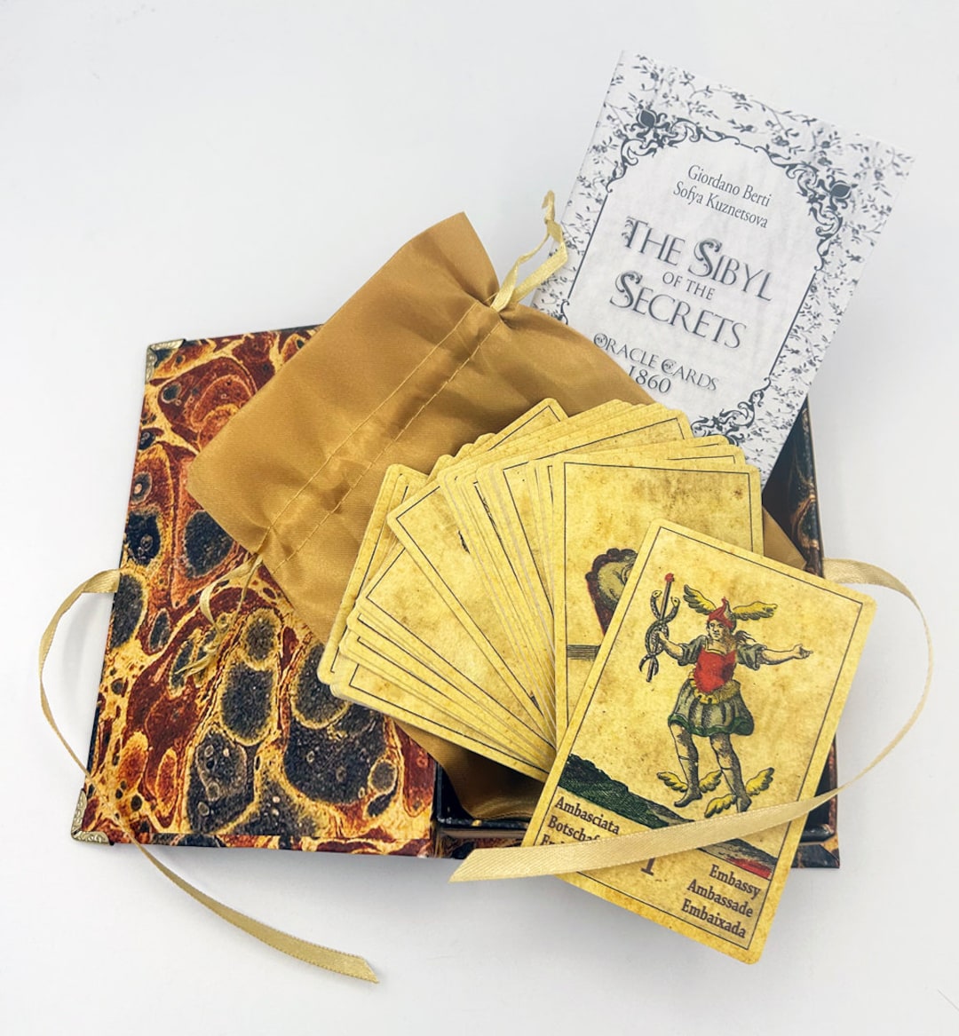 CHARMING Sibyl of the Secrets 1860, 32 ORACLE Cards, Ltd.ed. 800 Copies ...
