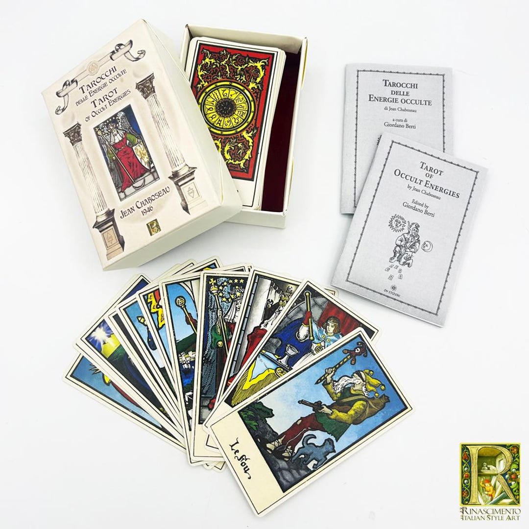 PRODIGIOUS Tarot of OCCULT ENERGIES 1946, Art Box, Ltd.ed. 888 Copies ...