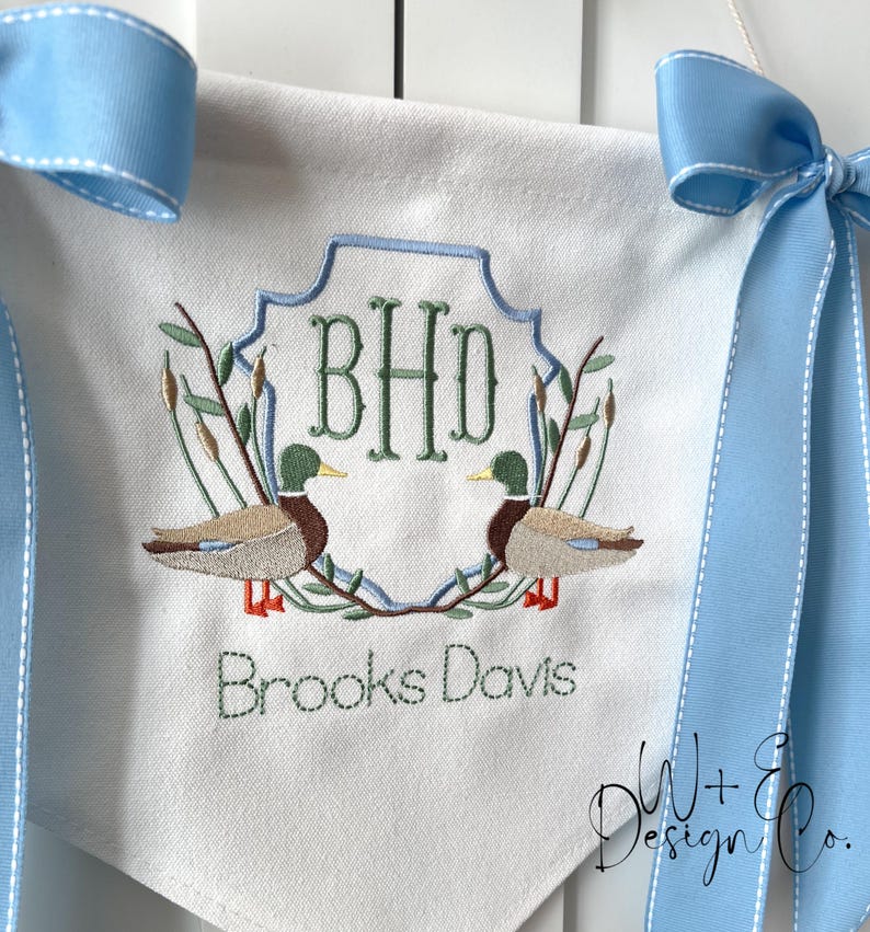Personalized Duck Baby Gown & Banner: 100% Cotton Newborn Outfit - Etsy