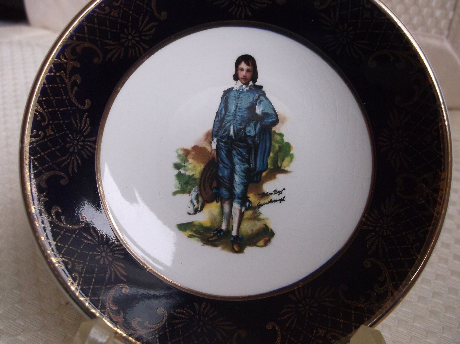 Royal Falcon Ware England Trinket Dish or Butter Pat Blue Boy - Etsy