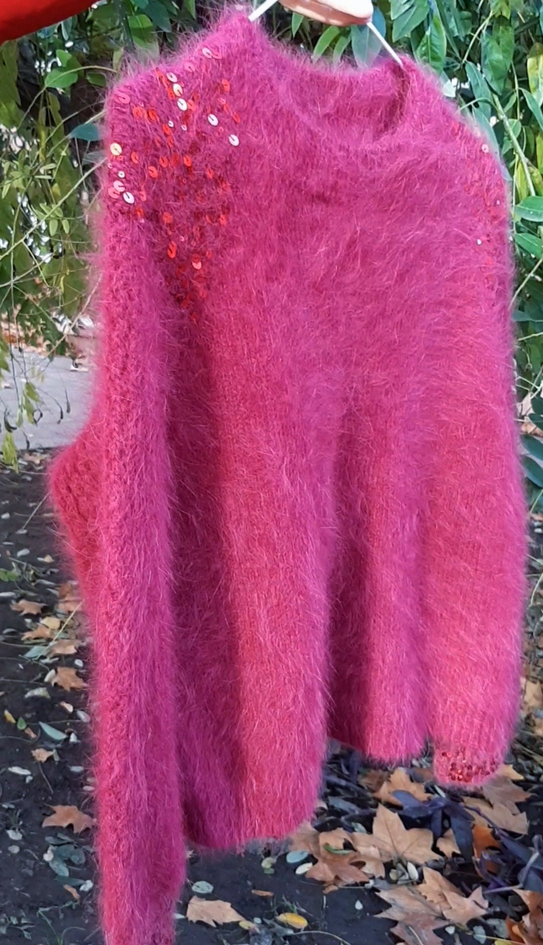 Chunky Knit Fluffy Sweater Fuzzy Sweater Handknit Delicate - Etsy