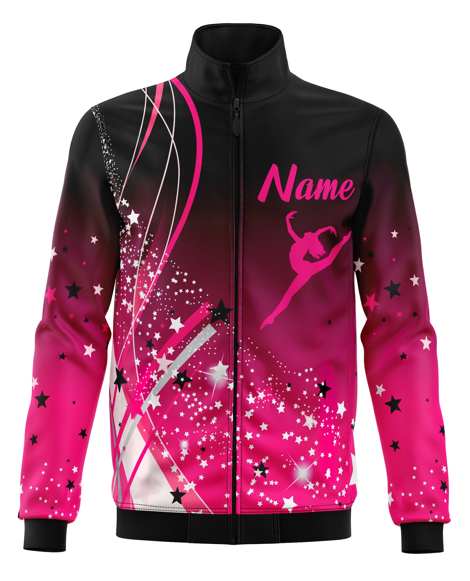 Personalised Girls "pink Cola" Gymnastics and Dance Tracksuit Elite ...