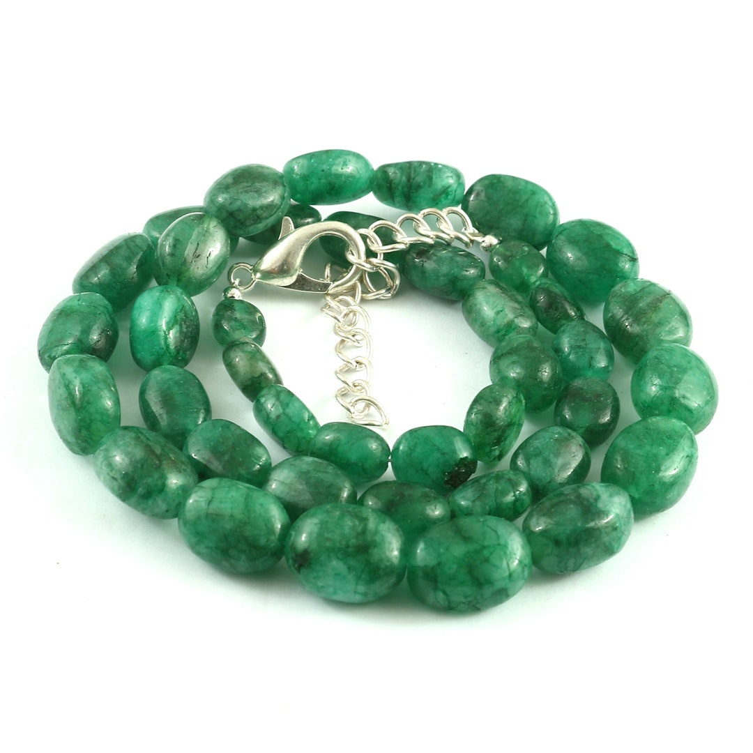 Beryl Necklace | Green Beryl Beads | Beryl Beads Necklace | Natural ...