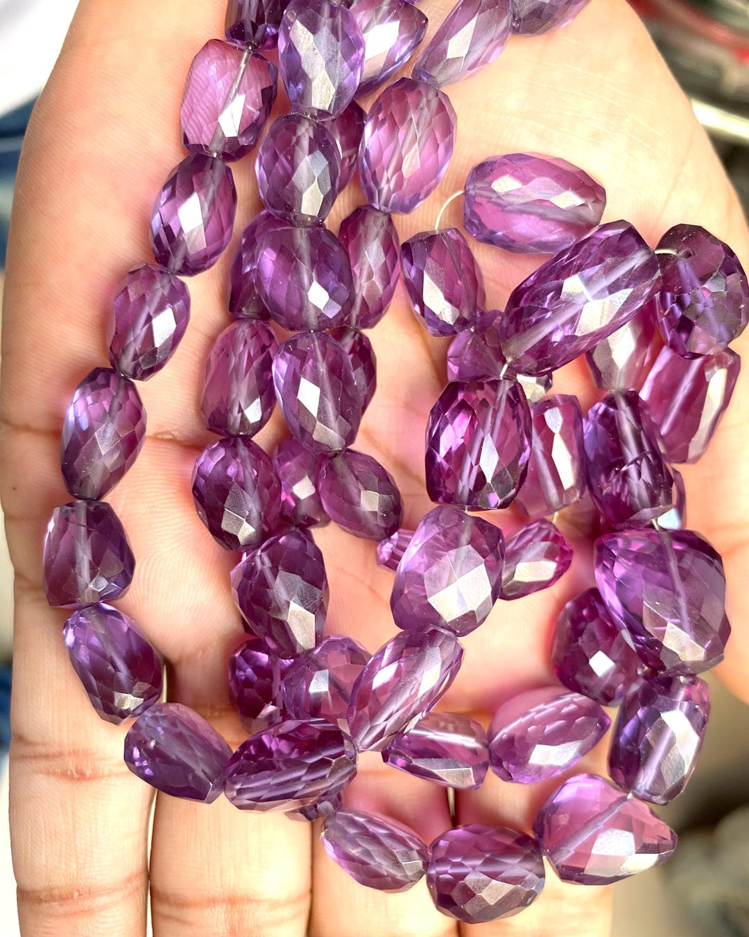 Alexandrite Faceted Color Change Beads Alexandrite Gemstone Alexandrite ...