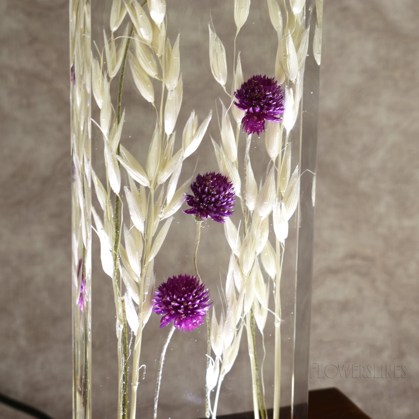 Fleurs naturelles en résine époxy bouquet de décoration | Etsy