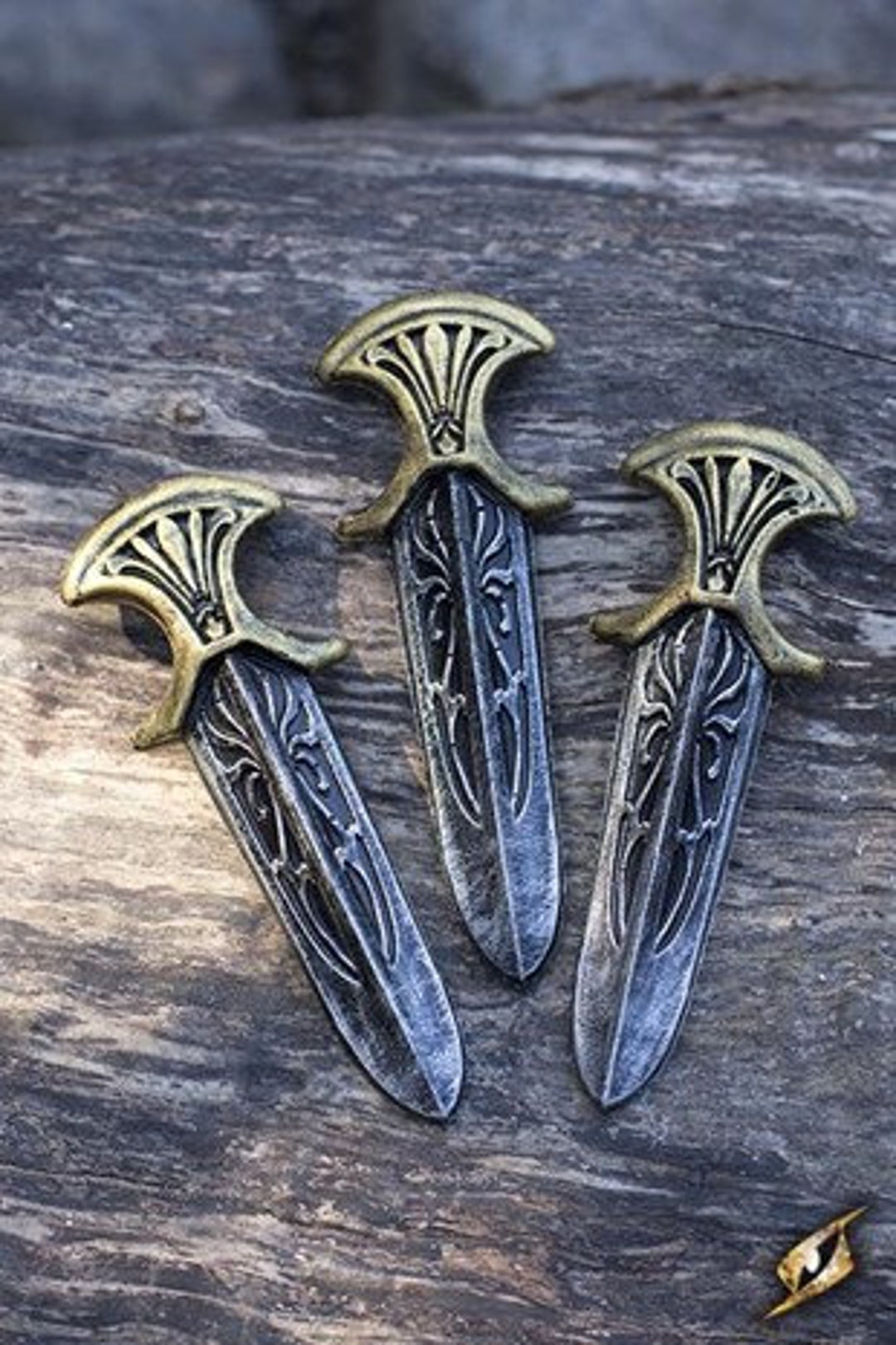 Epic Armory, Assassins Knives Set 3 Pieces, Defiant, 13 Cm, 432901 - Etsy