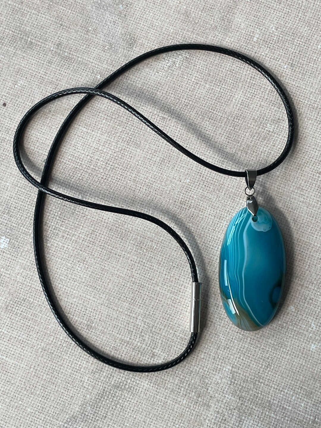 UNIQUE AGATE PENDANTS Turquoise/teal Colour Choice - Etsy