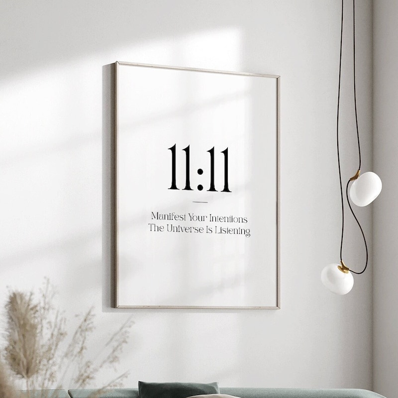 Angel Number Art Posters - Etsy UK