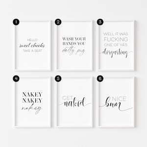 Karma Funny Bathroom Print Funny Bathroom Art Framed Wall - Etsy UK