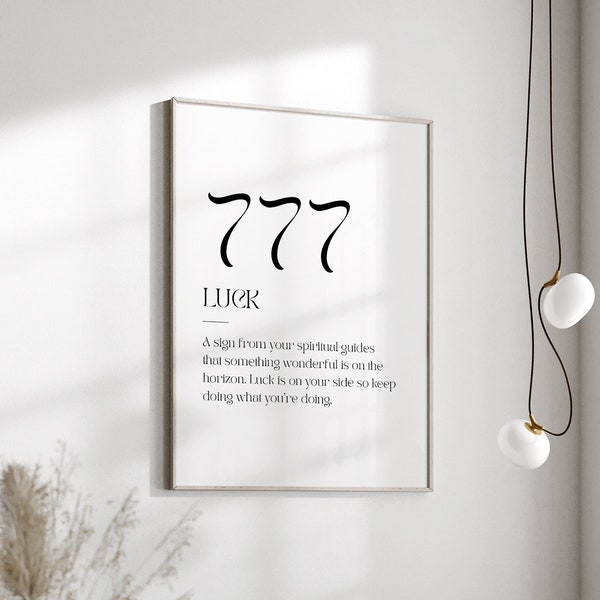 Number Poster - Etsy