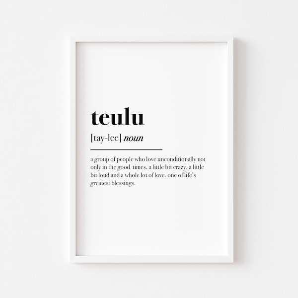 Family Definition - Etsy