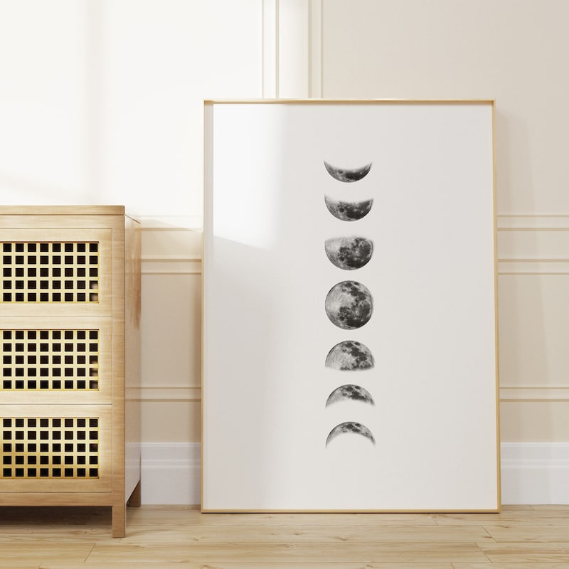 Moon Phase Decor - Etsy