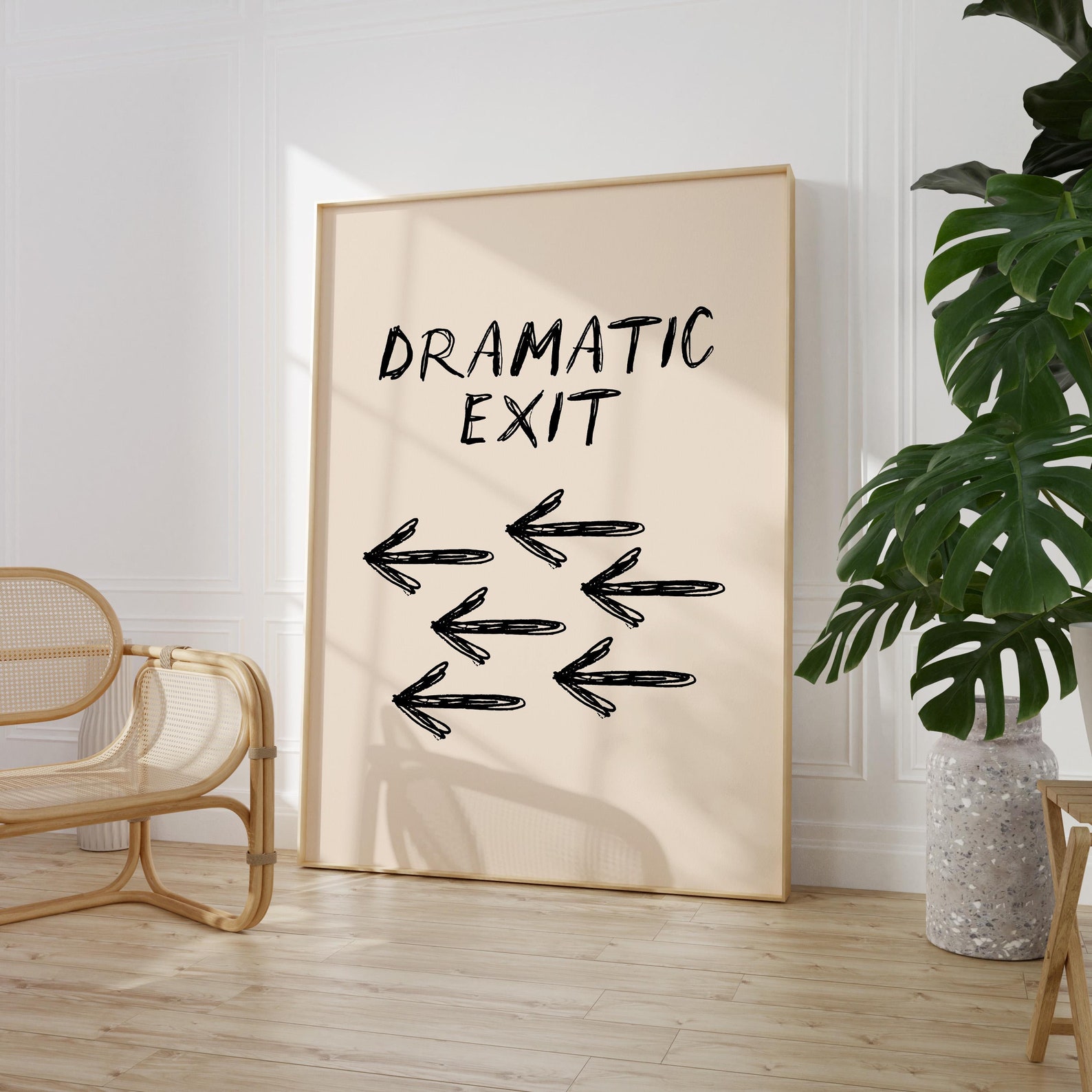 Dramatic Exit Print | Hallway Print | Entryway Decor | Home Wall Art ...
