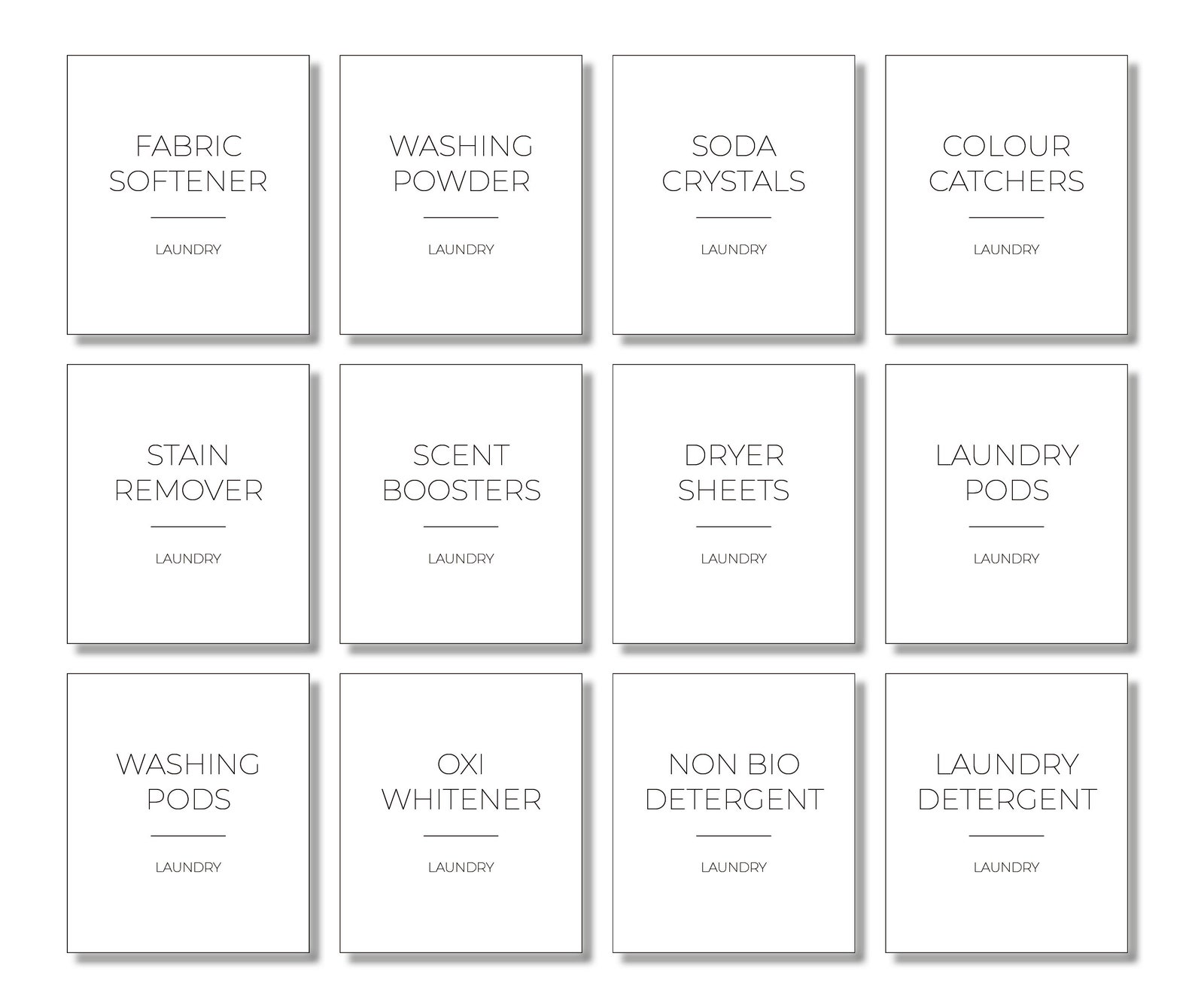 Laundry Labels Waterproof Labels Washing Labels Storage | Etsy UK