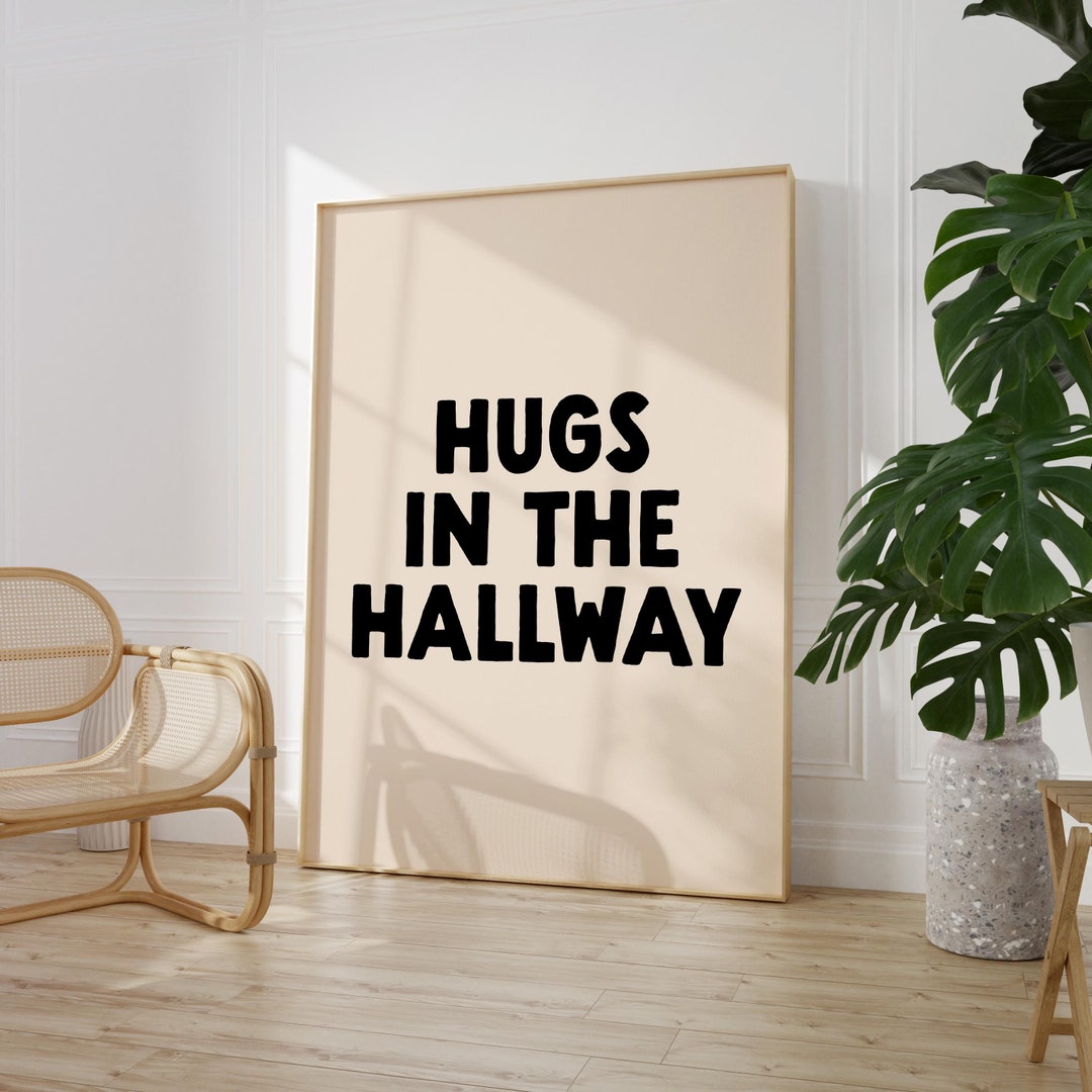 Hugs in the Hallway Print | Hallway Print | Entryway Decor | Maximalist ...