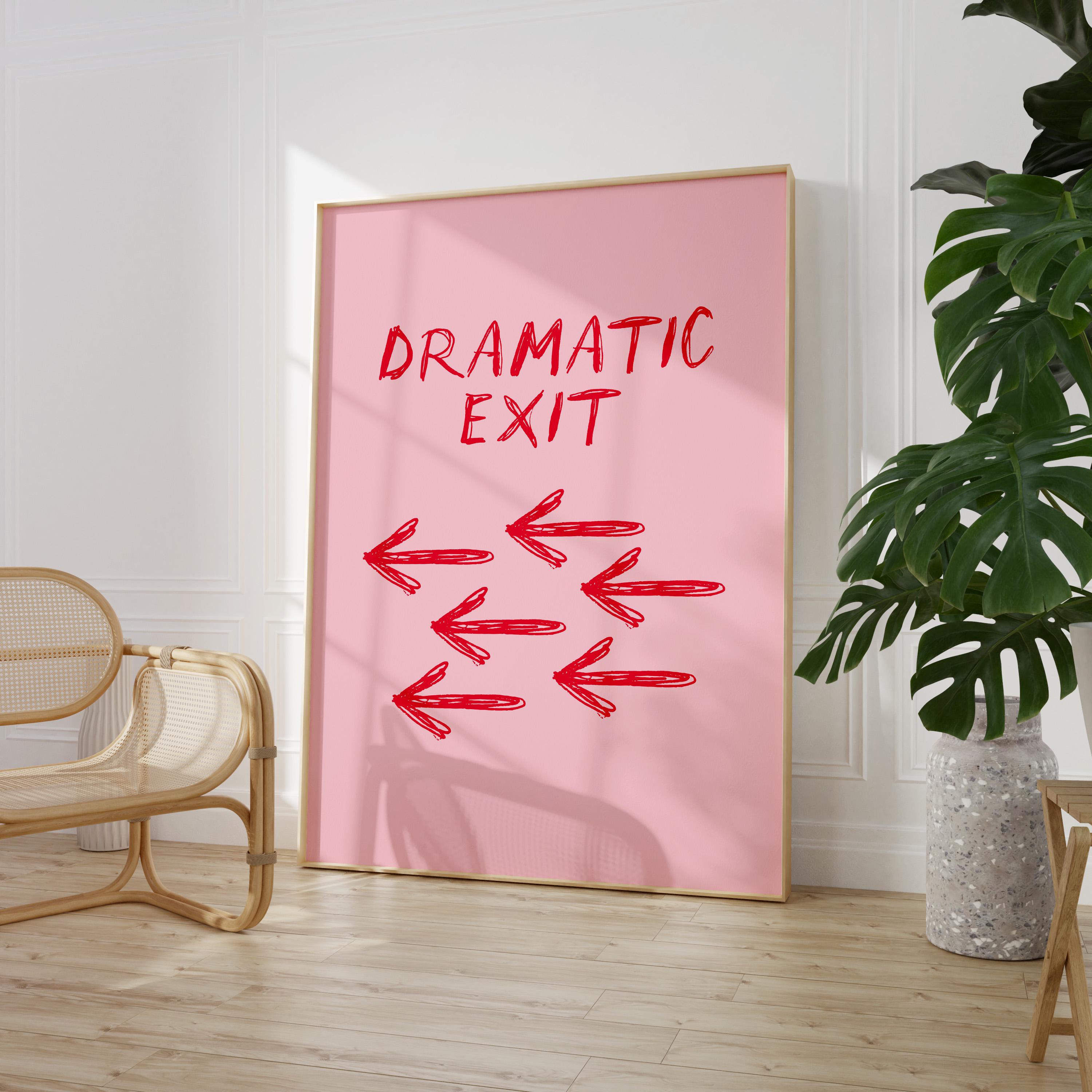 Dramatic Exit Print | Hallway Print | Entryway Decor | Home Wall Art ...