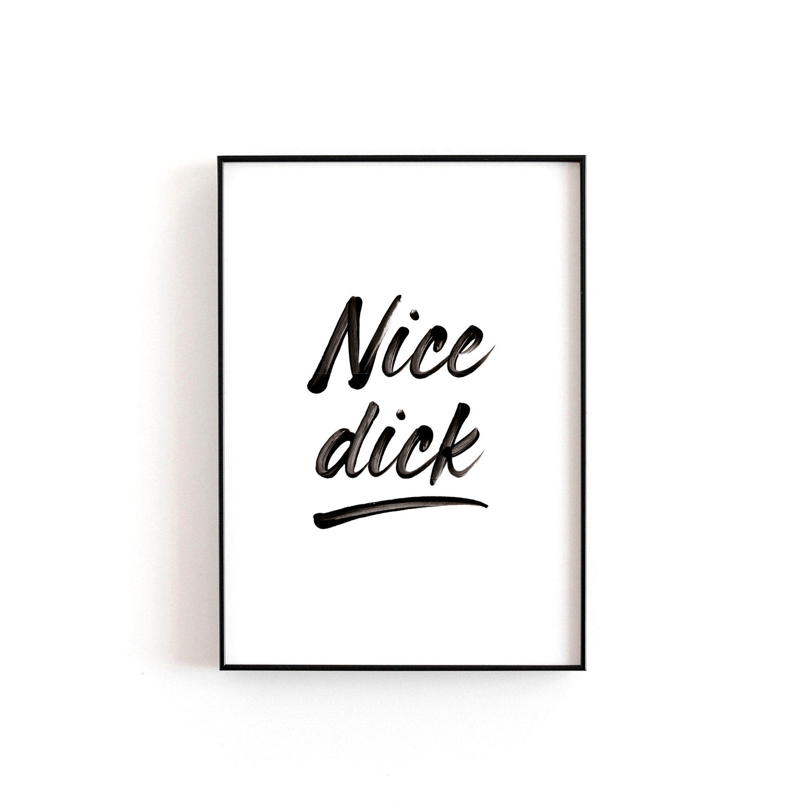 Nice Dick Bathroom Prints Funny Bathroom Prints Rude - Etsy Canada