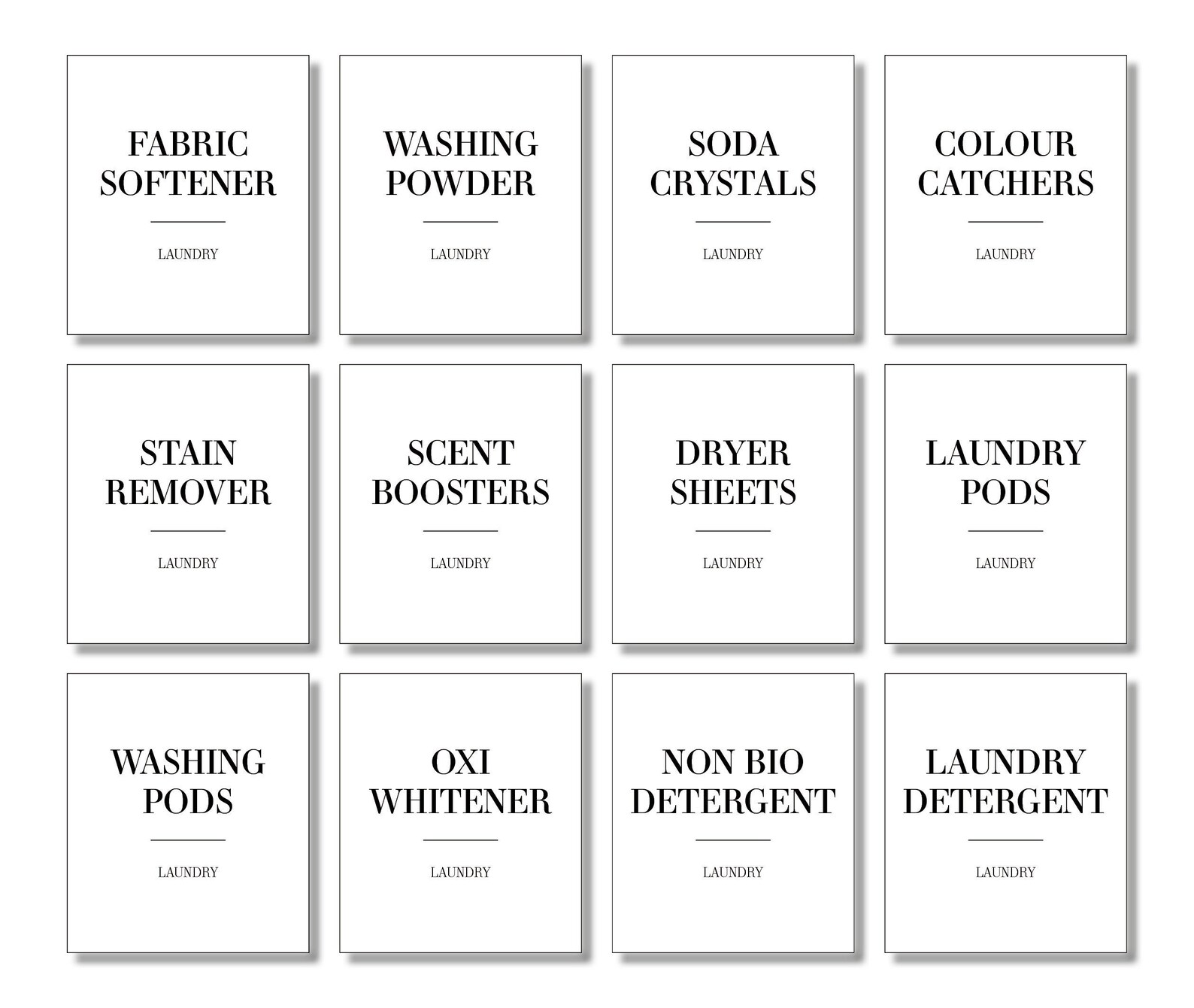 Laundry Labels Waterproof Labels Washing Labels Storage | Etsy UK