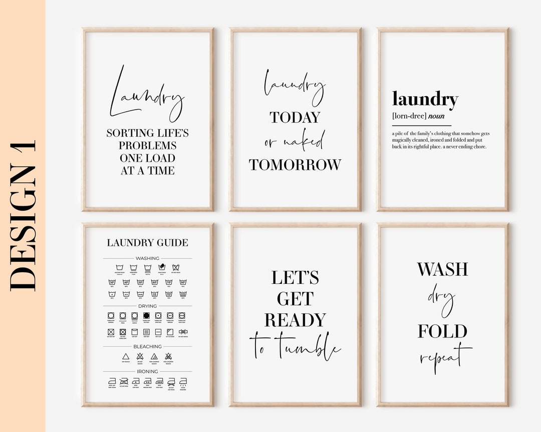 Laundry Prints | Utility Room Print | Home Print | Funny Laundry Print ...