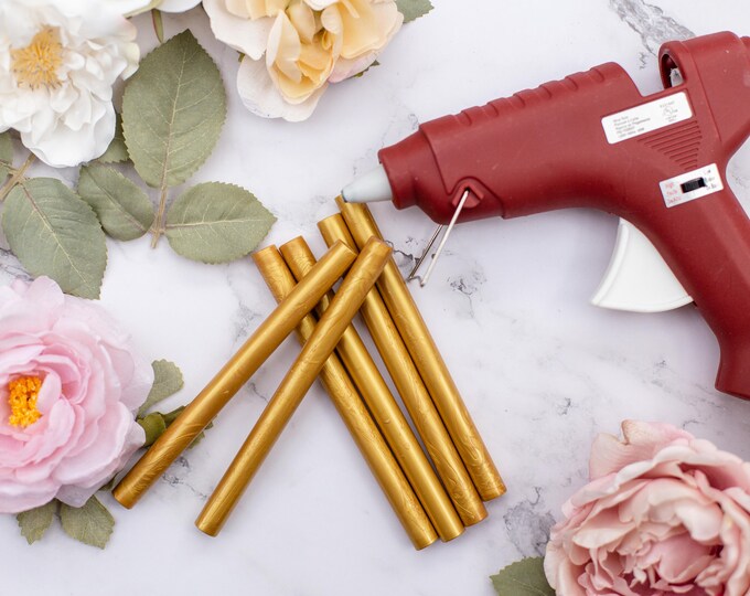 Gold Wax Sealing Stick Glue Gun Wax Seal Sealing Wax Sticks Wax Seal For Glue Gun Stamp Wax