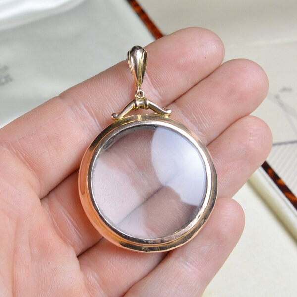Glass Locket - Etsy