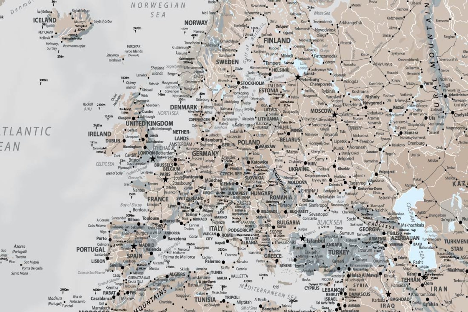 Printable World Map Push Pin World Map Digital File, Canvas World Map ...