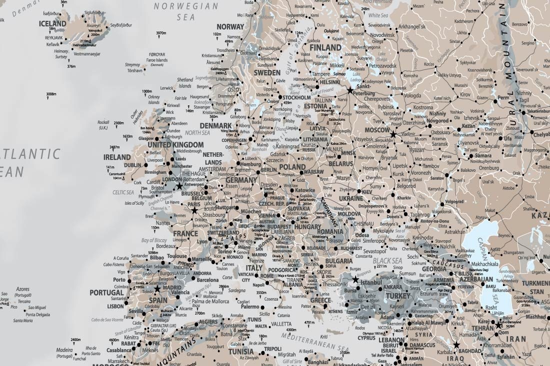 Printable World Map Push Pin World Map Digital File, Canvas World Map ...