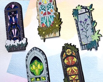 Stained Glass Pins | Etsy