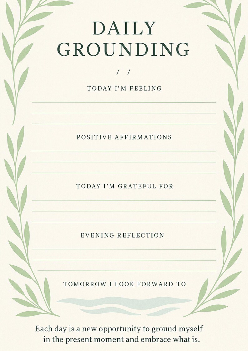 Rooted in Gratitude Journal Printable PDF - Etsy
