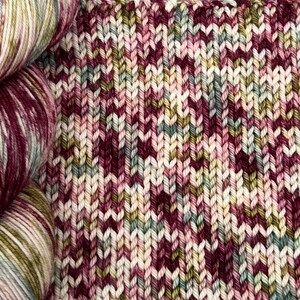 DK Yarn 100g Skein Hand Dyed Calluna Heather Wool Super Wash 75/25 ...